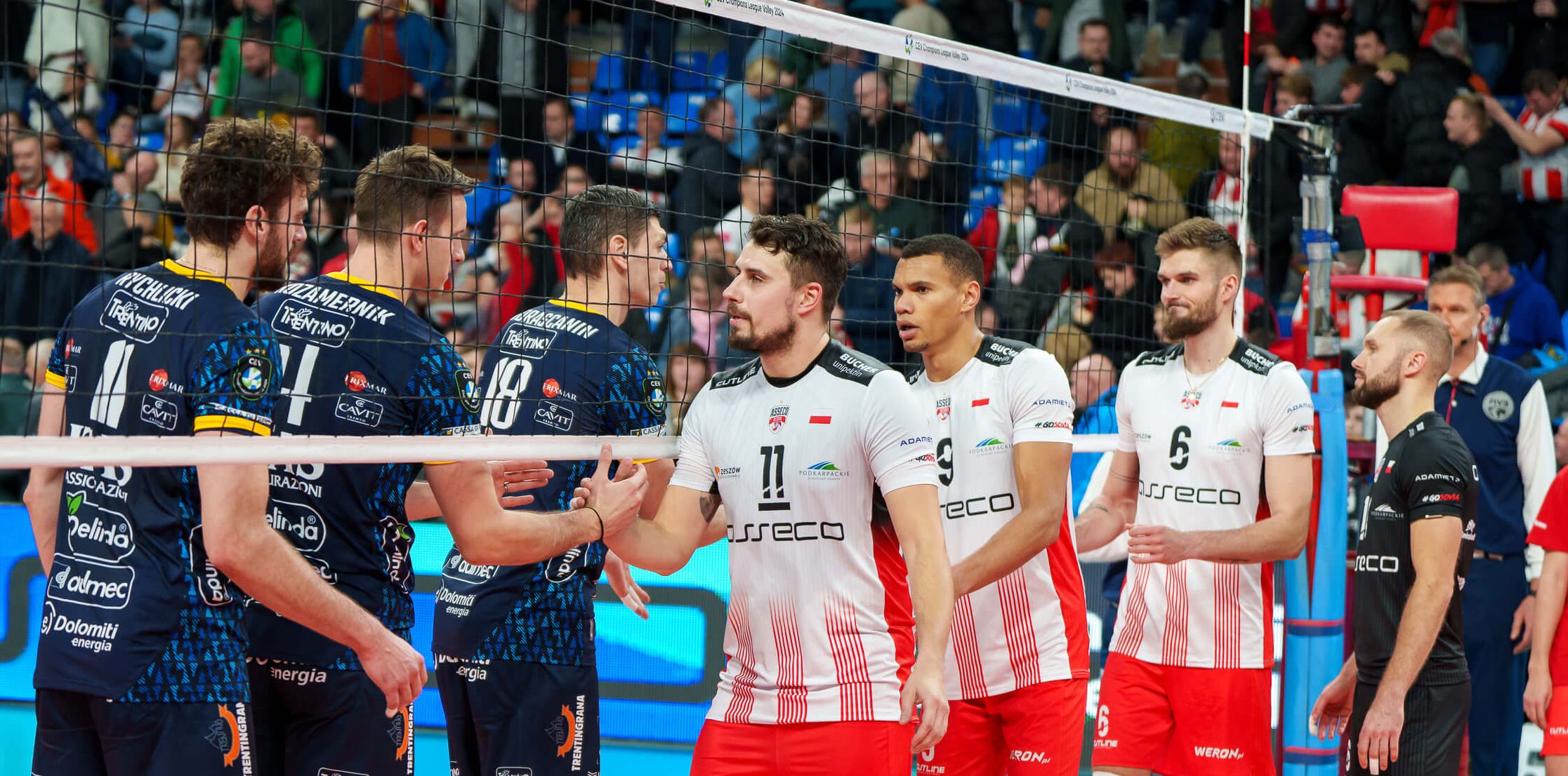 Trentino Itas górą w hitowym starciu Ligi Mistrzów CEV – Asseco Resovia Rzeszów - Volleyball Team