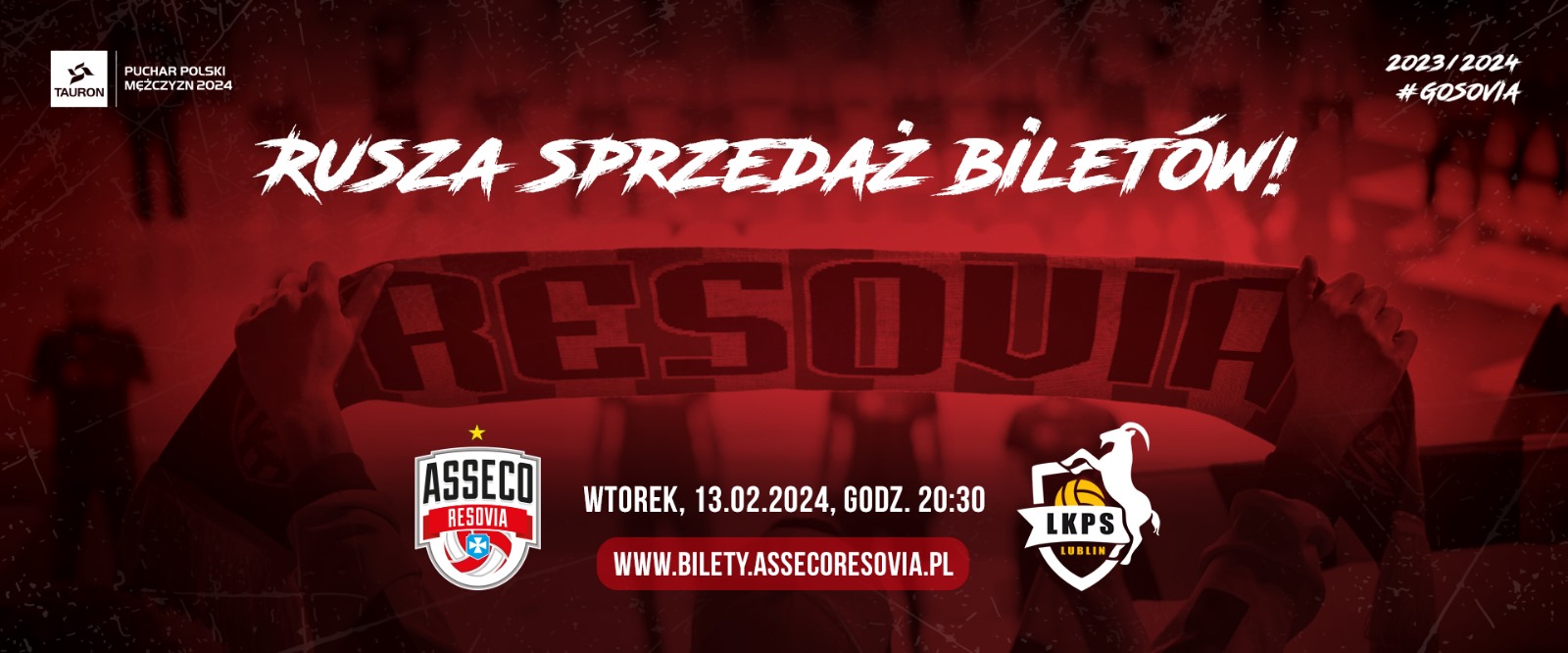Sprzedaż biletów na mecz ćwierćfinałowy Tauron Pucharu Polski – Asseco Resovia Rzeszów ...