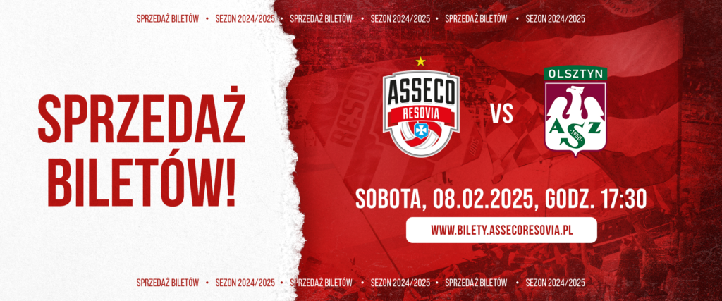 Sprzedaż biletów na mecz z Indykpolem AZS Olsztyn – Asseco Resovia Rzeszów - Volleyball Team